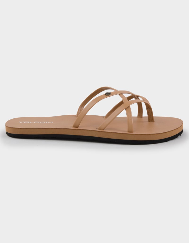 VOLCOM New School II Womens Thong Sandals - NATURAL - 9 | Tillys