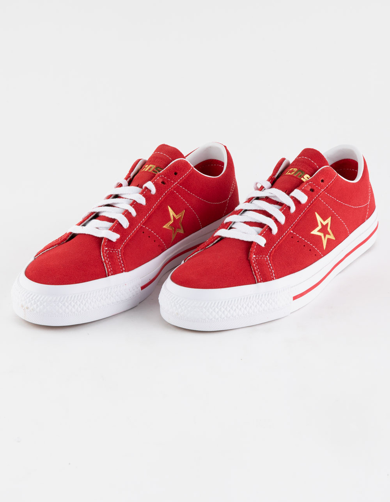 CONVERSE One Star Pro Suede Shoes - RED/WHITE - M5.5/W7 | Tillys