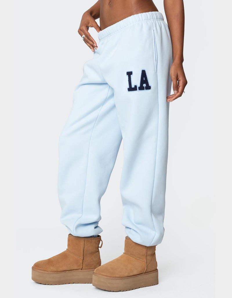 EDIKTED LA Love Oversized Sweatpants - LIGHT BLUE - XL | Tillys