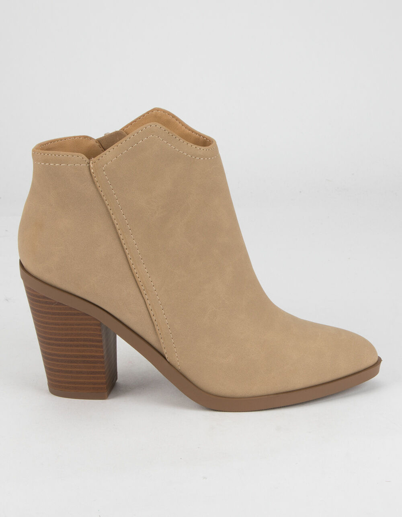 SODA Womens Natural Ankle Booties - NATURAL - 7 | Tillys