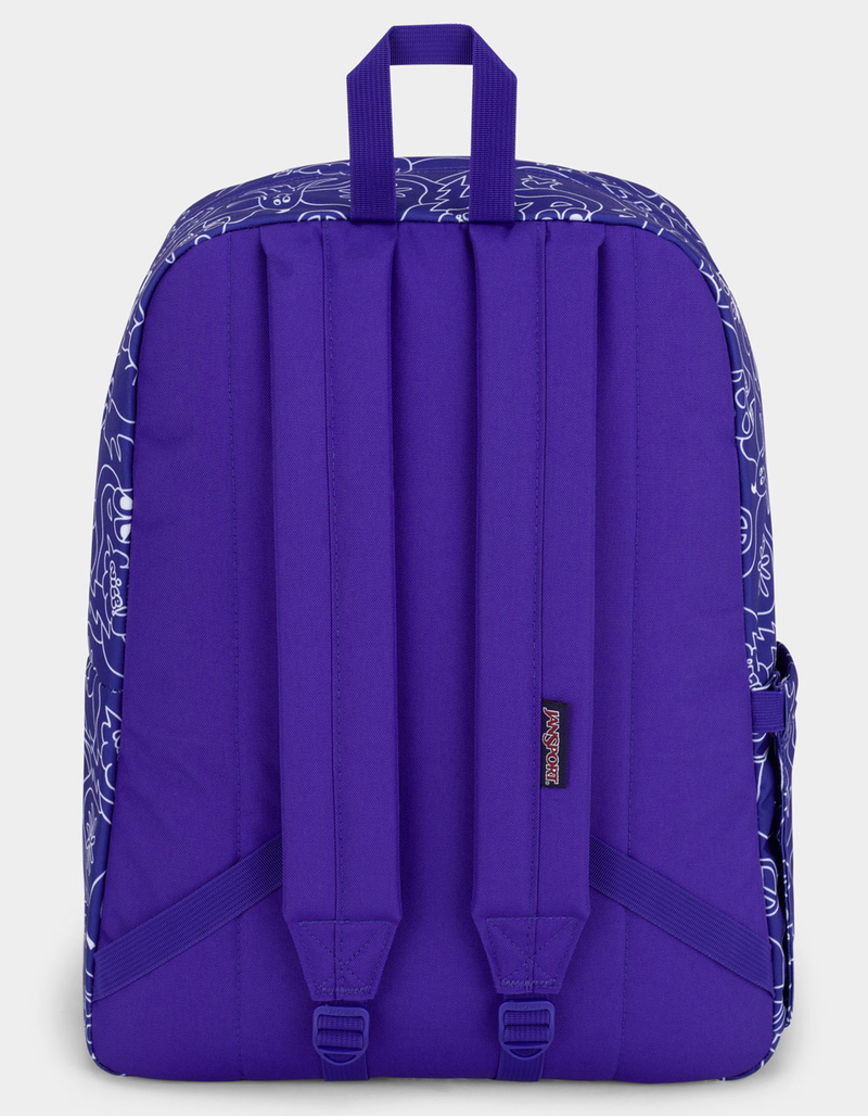 JANSPORT SuperBreak Plus Backpack - DUB DOODLE PURPLE - ONE SIZE | Tillys