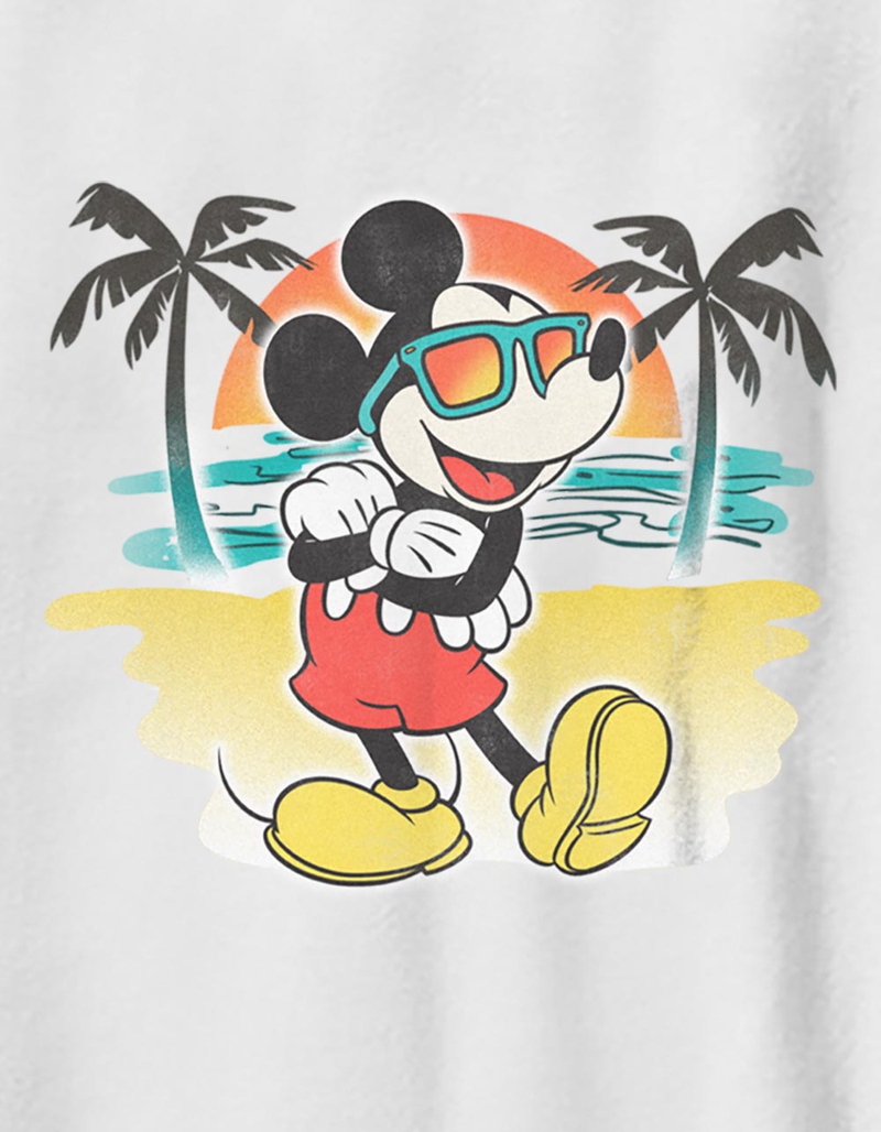 DISNEY Mickey Mouse Summer Unisex Kids Tee - WHITE - L | Tillys