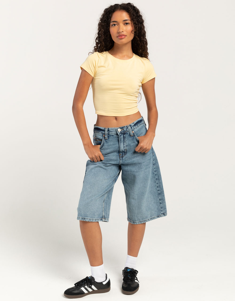 TILLYS Womens Baby Tee - LT YELLOW - M | Tillys