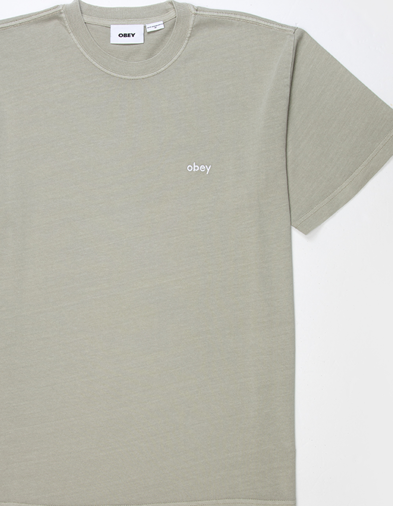 OBEY Lowercase Pigment Mens Tee - SAND | Tillys