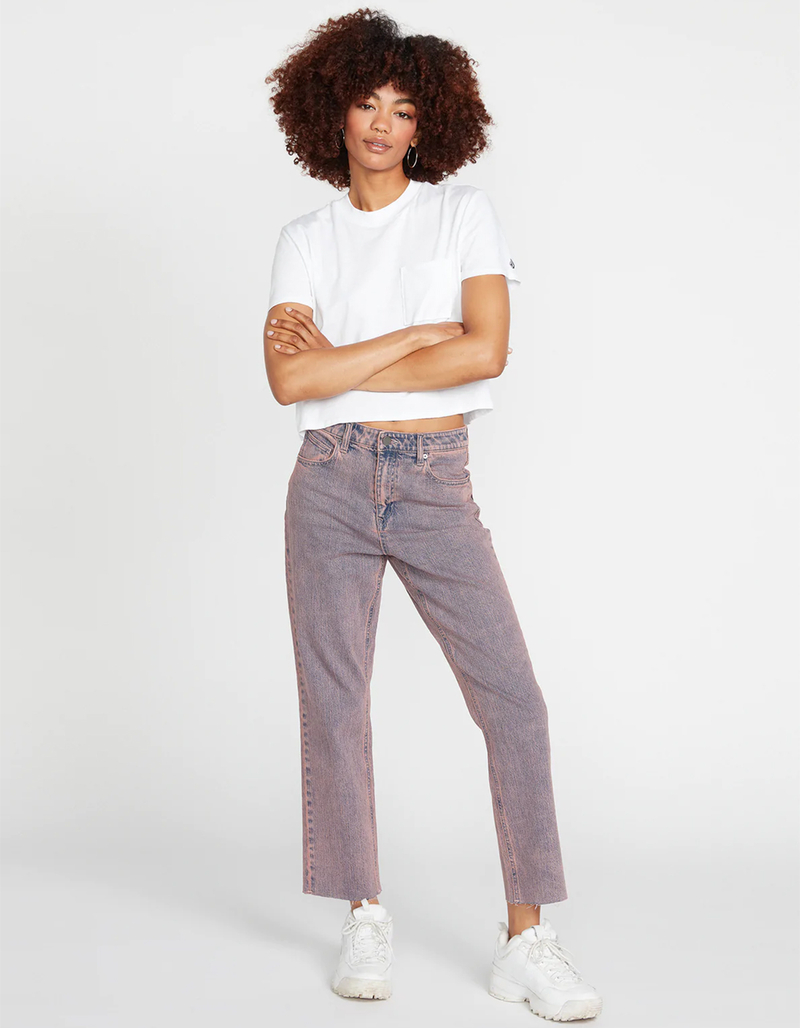 VOLCOM Stoned Straight Womens Jeans - LAVENDAR | Tillys