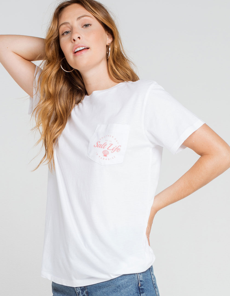 SALT LIFE Mermaid Life Womens Tee - WHITE | Tillys
