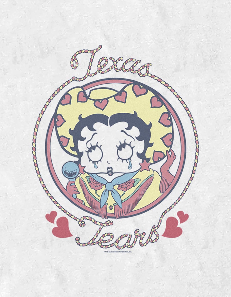BETTY BOOP Texas Tears Unisex Tee - WHITE - XS | Tillys