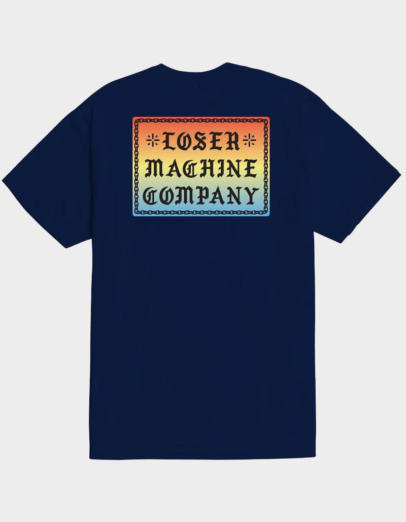 LOSER MACHINE Handbill Mens Tee - NAVY - L | Tillys