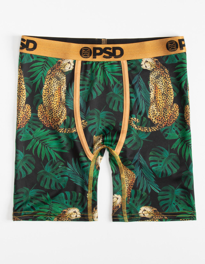 PSD Leopard Jungle Boys Boxer Briefs - BLACK COMBO - M | Tillys