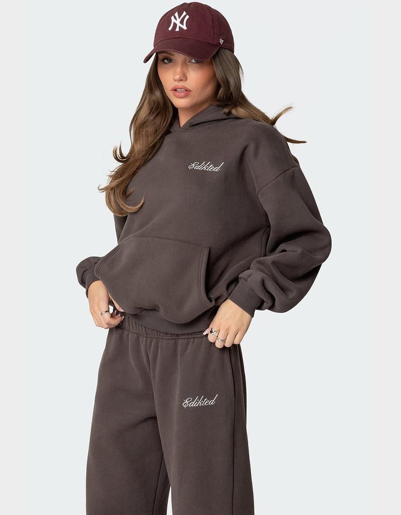 EDIKTED We're Edikted Hoodie - GRAY - XL | Tillys