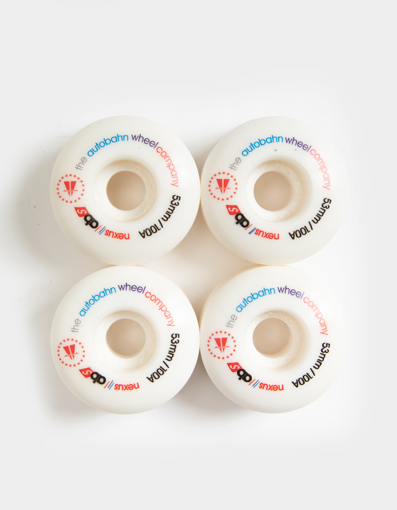 AUTOBAHN Dual 53MM 100A Skateboard Wheels - WHITE - ONE SIZE | Tillys