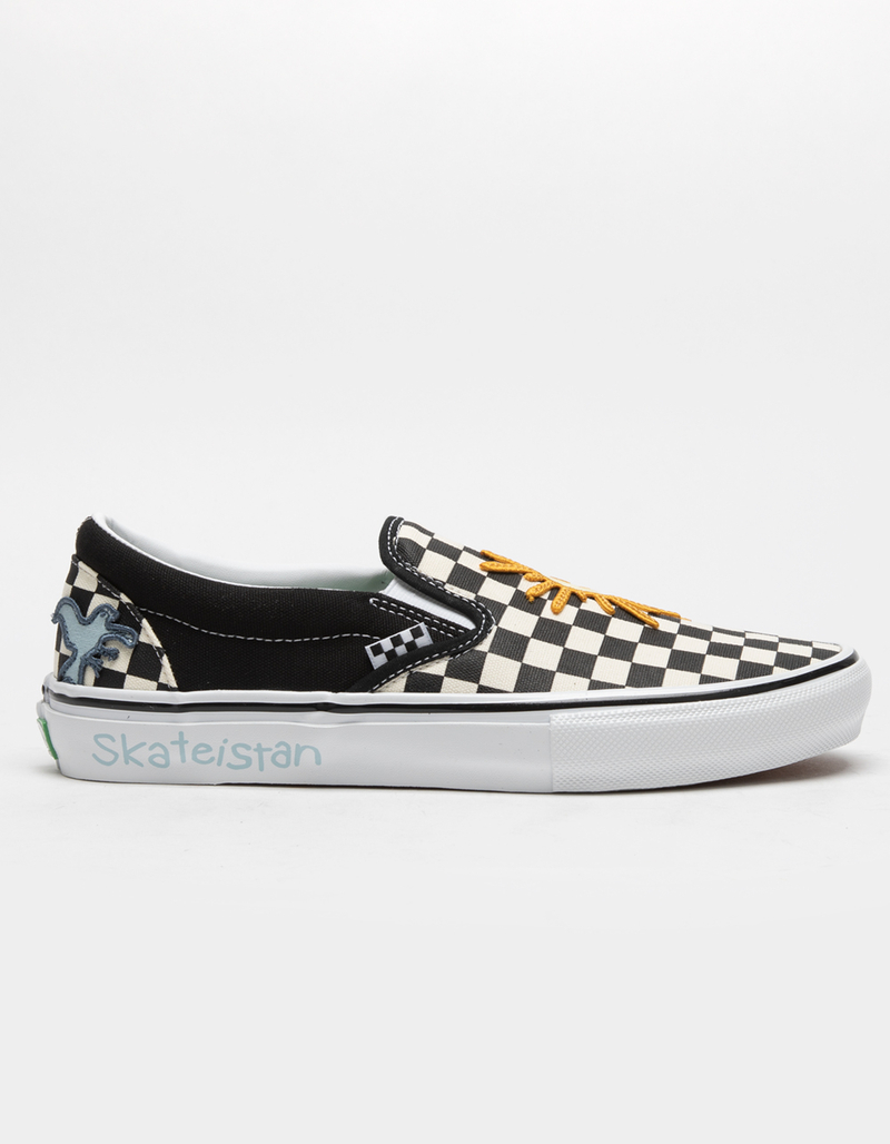 VANS x Skateistan Slip-on Shoes - BLACK COMBO | Tillys