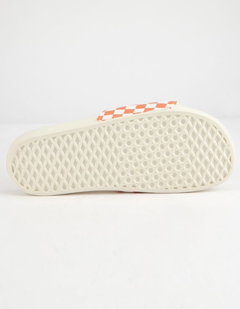 VANS Checkered Rust Womens Slide Sandals - RUST | Tillys