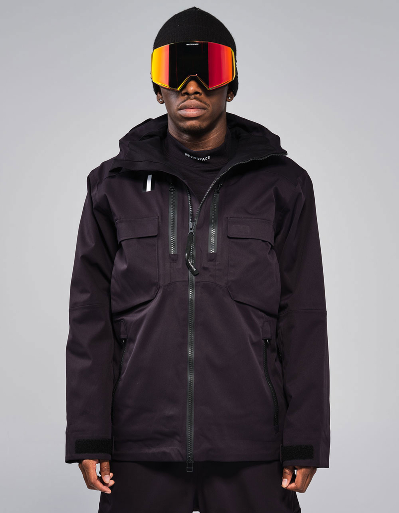 WHITESPACE 2L Cargo Mens Insulated Snow Jacket - BLACK - S | Tillys
