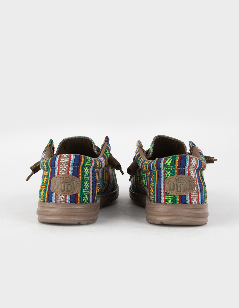 HEY DUDE Wally Serape Mens Shoes - GREEN COMBO | Tillys