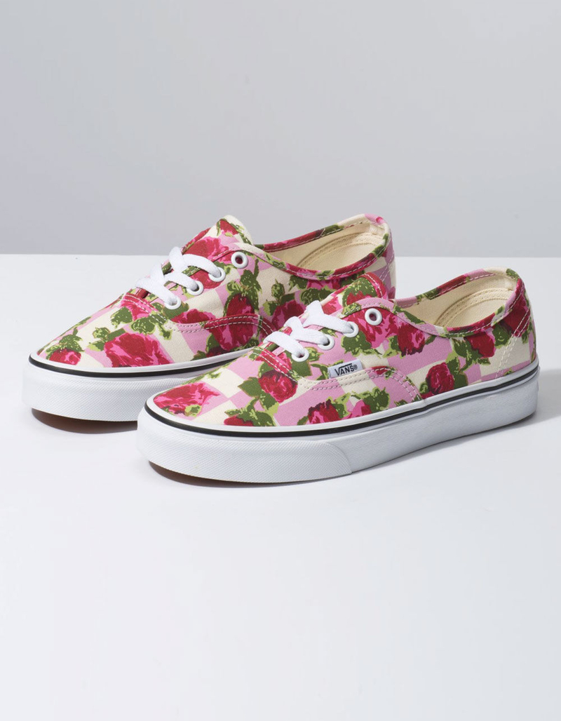 VANS Romantic Authentic Floral Womens Shoes - MULTI/TRUE WHITE - 9.5 ...