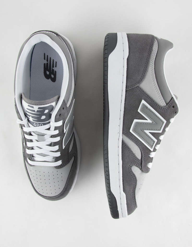 NEW BALANCE 480 Mens Shoes - GRAY/WHITE - 8 | Tillys