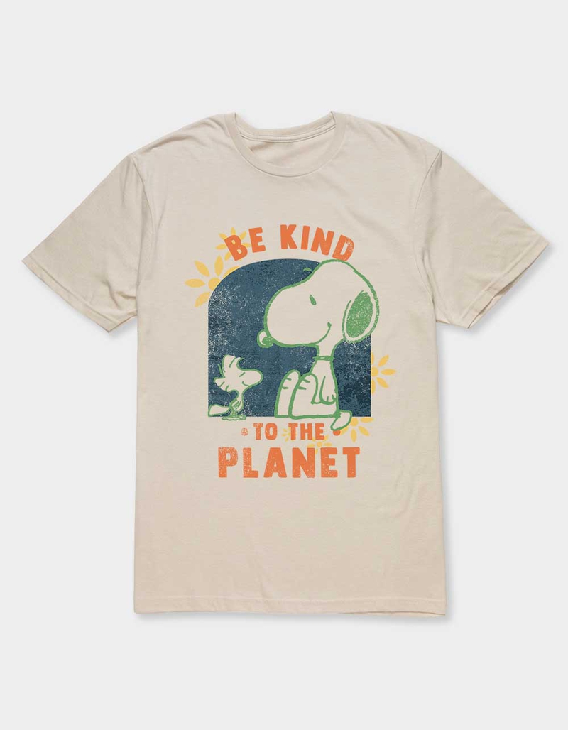 PEANUTS Be Kind To The Planet Unisex Tee - SAND | Tillys