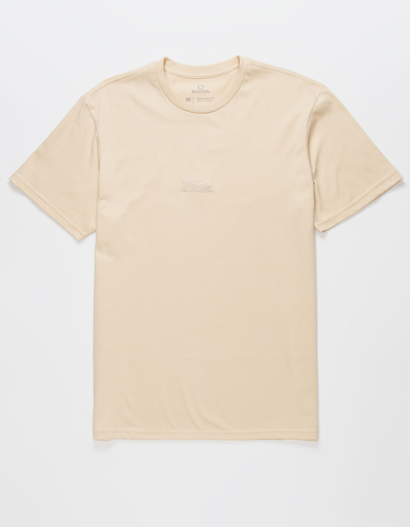BRIXTON Stith Thread Mens Tee - CREAM - XL | Tillys