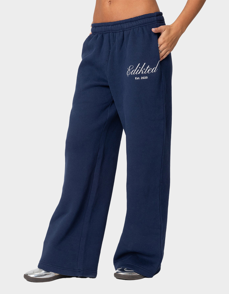 EDIKTED Get Edikted Sweatpants - NAVY | Tillys