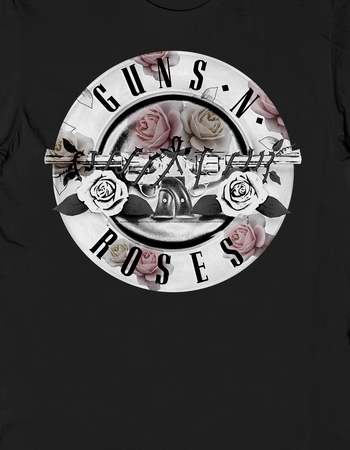 GUNS N' ROSES Floral Fill Bullet Unisex Tee Alternative Image