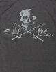 SALT LIFE Skull And Poles Mens Tee - CHARCOAL - L | Tillys