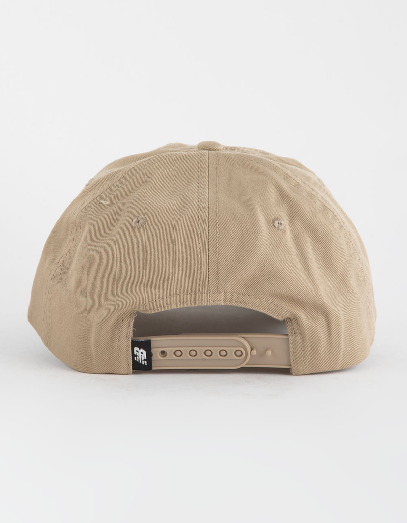 NEW BALANCE 6 Panel Block N Snapback Hat - TAN - ONE SIZE | Tillys