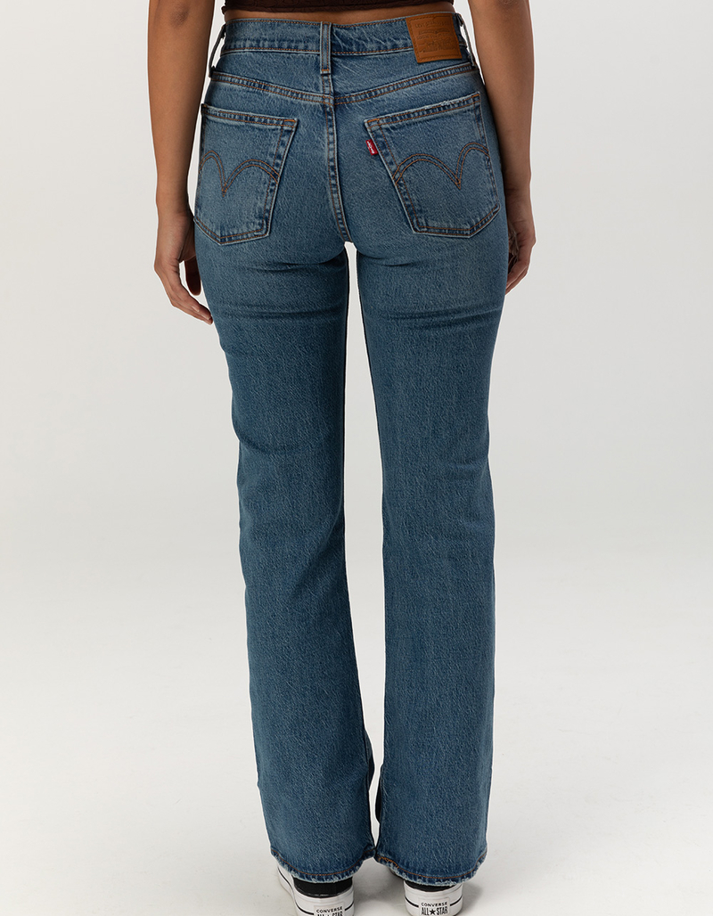 LEVI'S Premium Wedgie Bootcut Womens Jeans - Fair Point - DARK VINTAGE ...