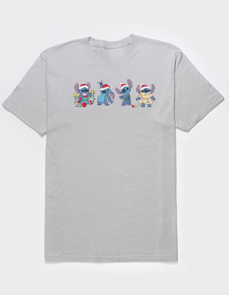 LILO & STITCH Holiday Stitch Line Up Unisex Tee - SILVER - M | Tillys