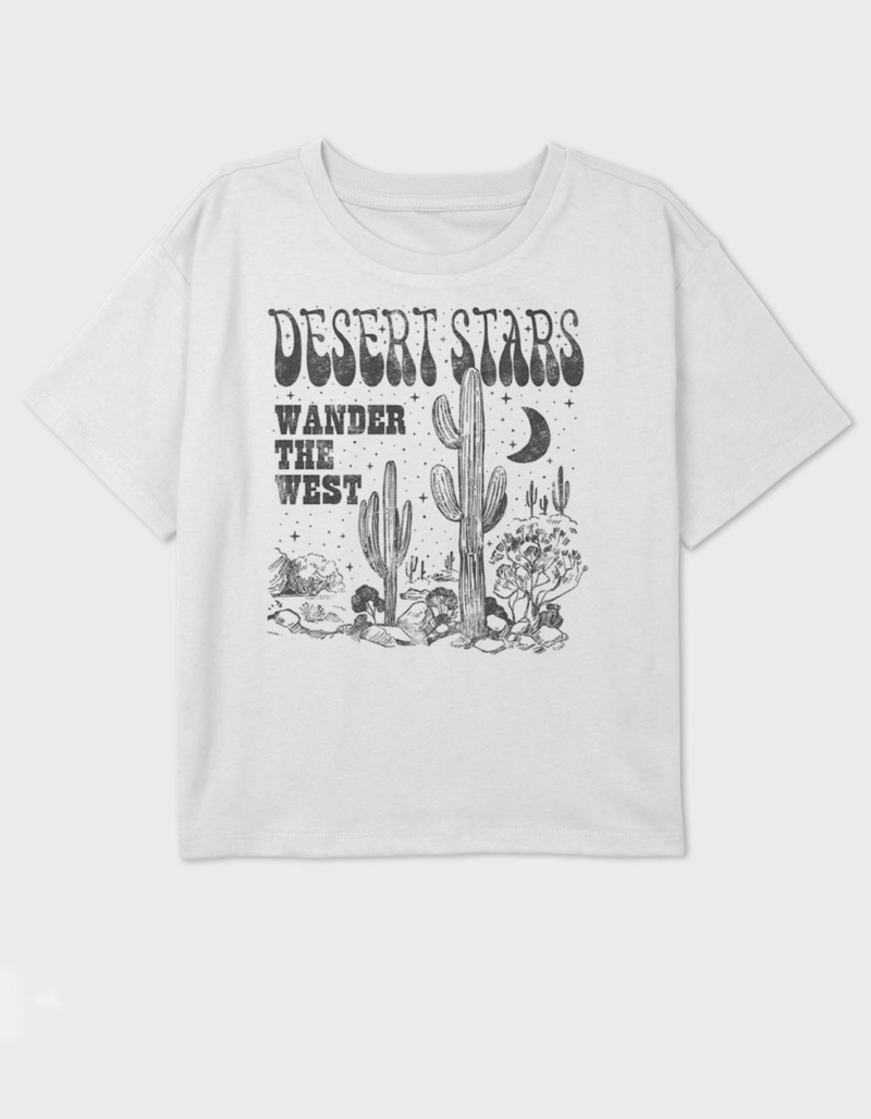 DESERT Wander The West Girls Crop Tee - WHITE - XL | Tillys