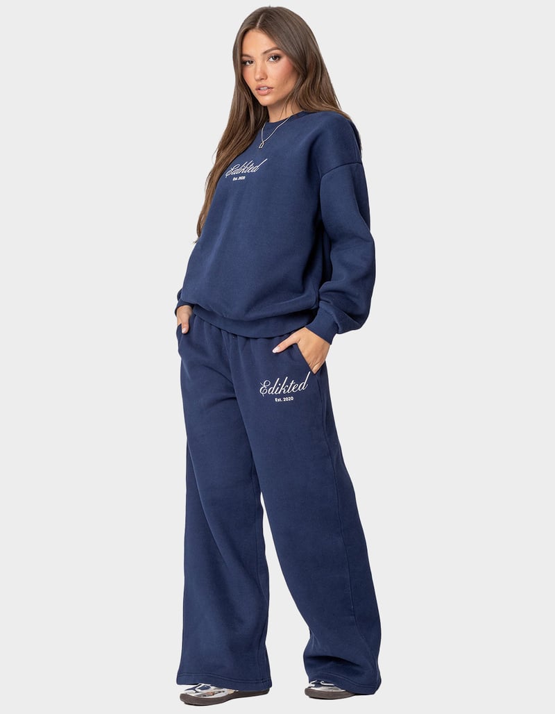 EDIKTED Get Edikted Sweatpants - NAVY | Tillys