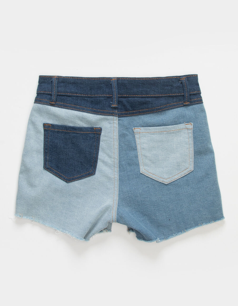 RSQ Girls Patchwork Denim Shorts - MEDIUM WASH | Tillys