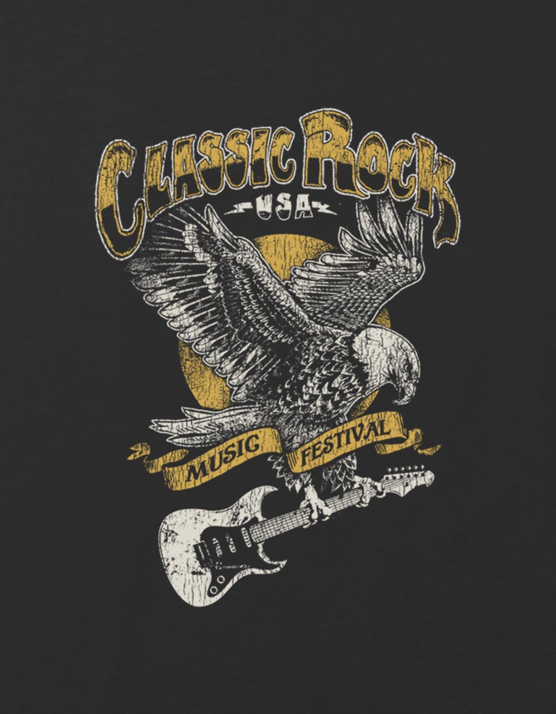 MUSIC Classic Rock Festival Girls Crop Tee - BLACK | Tillys