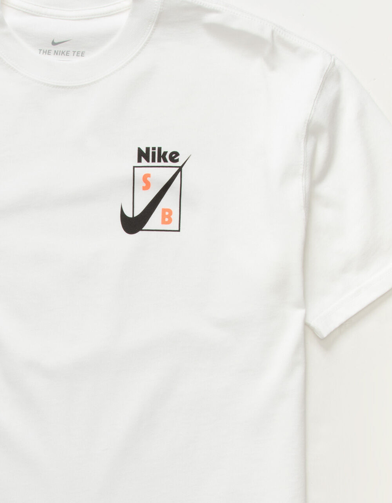 NIKE SB Jagged Mens T-Shirt - WHITE | Tillys