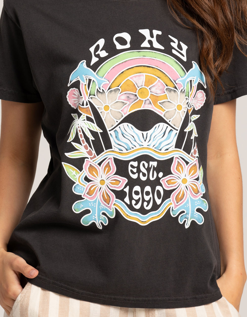 ROXY To The Sun Womens Tee - WASHED BLACK | Tillys
