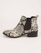 CITY CLASSIFIED Chelsea Python Womens Booties - PYTHON | Tillys