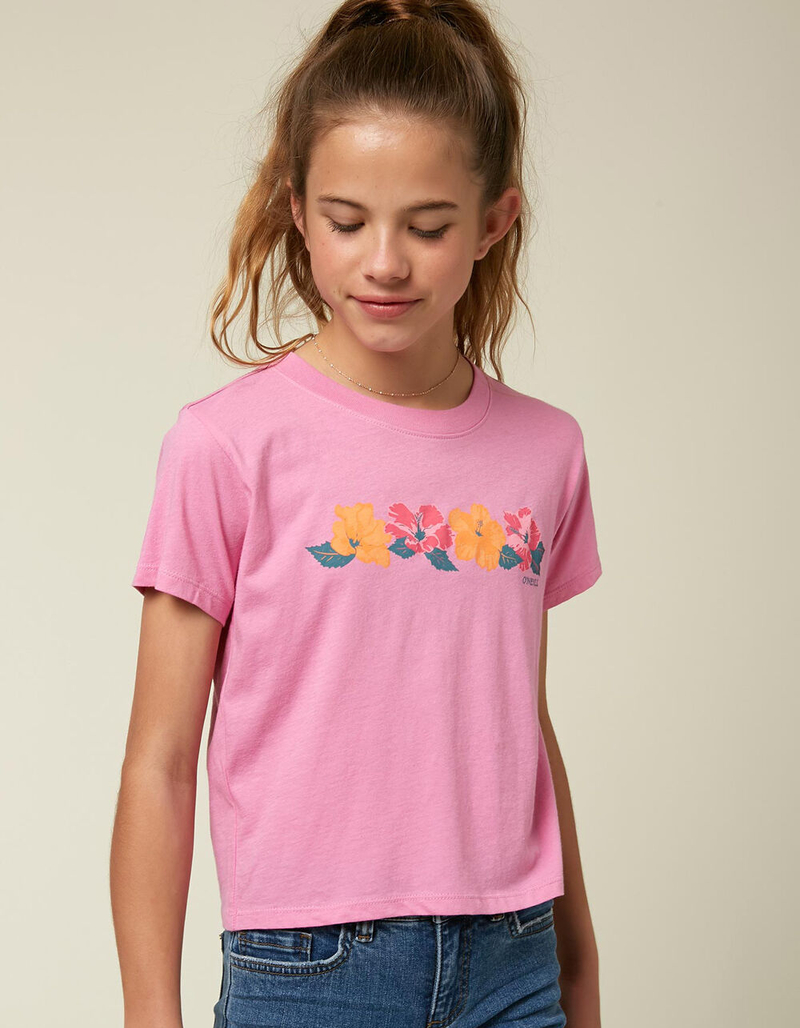 O'NEILL Aloha Girls Tee (Little Girls, Big Girls) - PINK - L/12-14 | Tillys