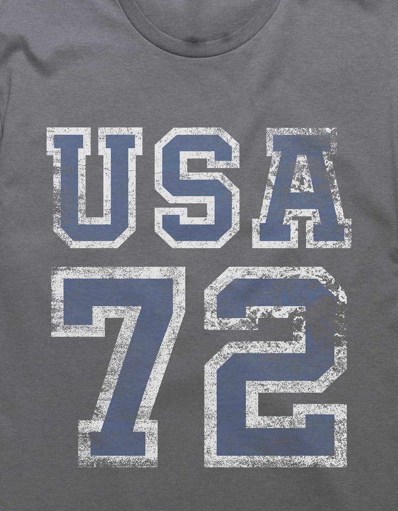 USA Varsity Distressed Unisex Tee - CHARCOAL | Tillys