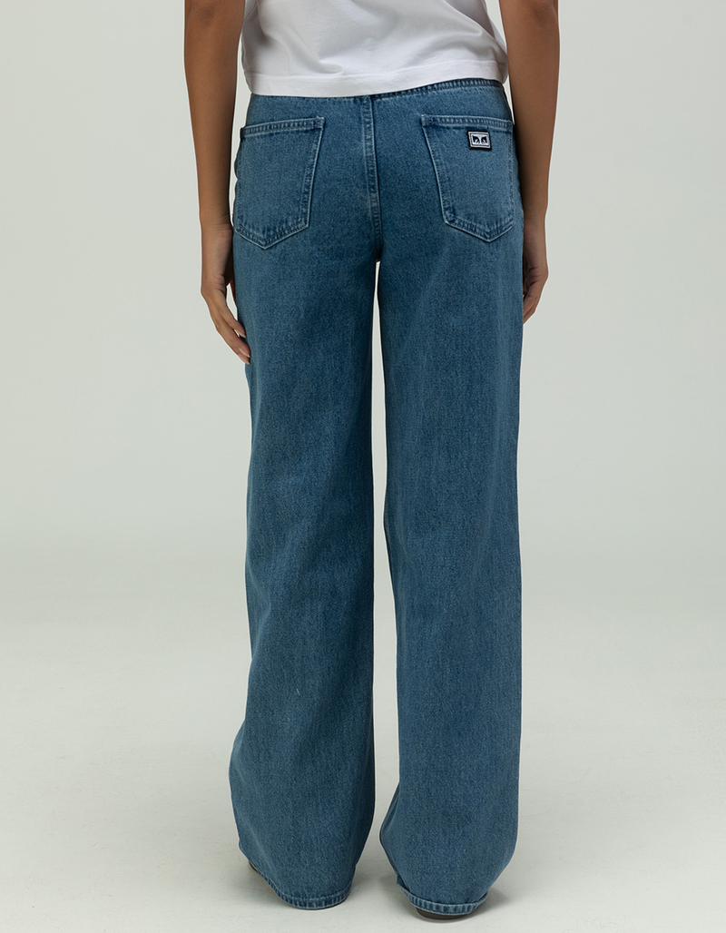 OBEY Errand High Waist 5-Pocket Womens Denim Jeans - DENIM | Tillys