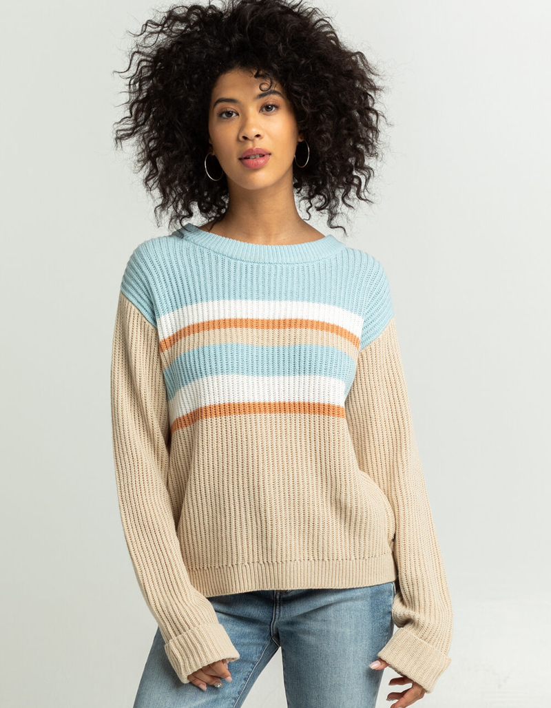 ROXY Wonderland Memories Womens Sweater - Cream Combo - XL | Tillys
