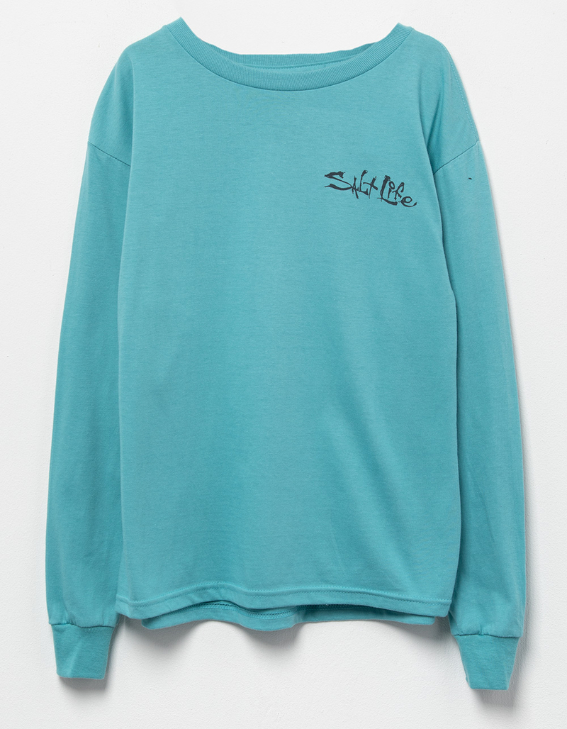 SALT LIFE Wavy Days Girls Long Sleeve Tee - SEAFOAM - XL | Tillys