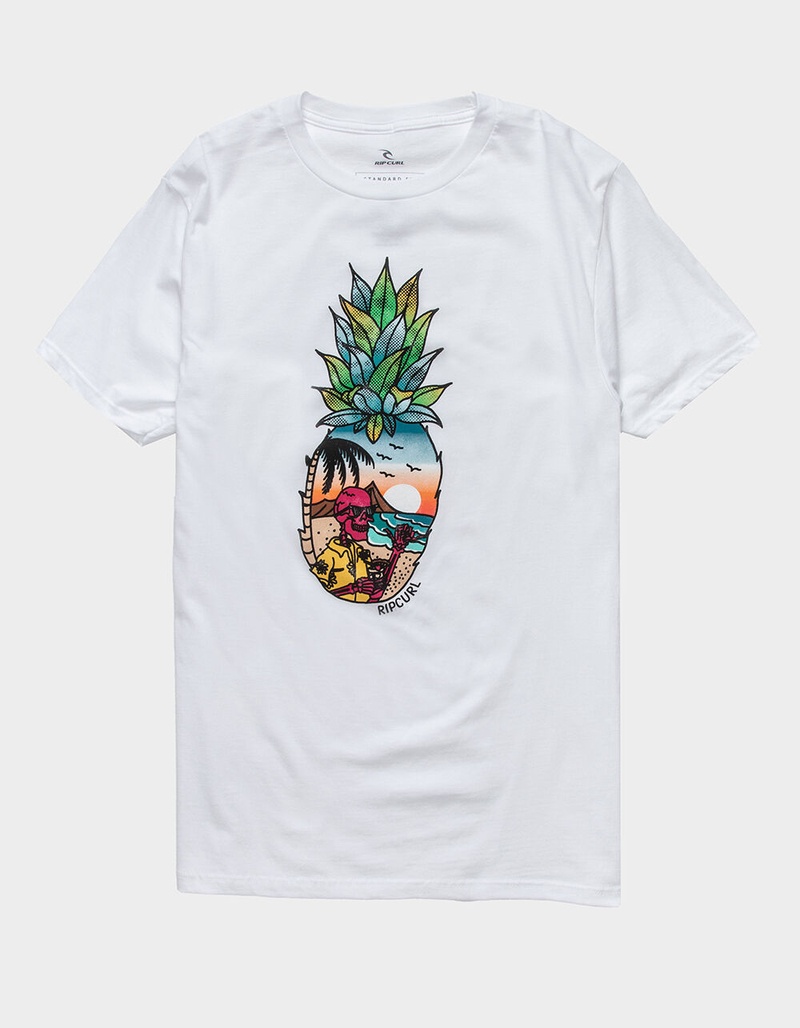 RIP CURL Pineapple Shaka Mens T-Shirt - WHITE | Tillys