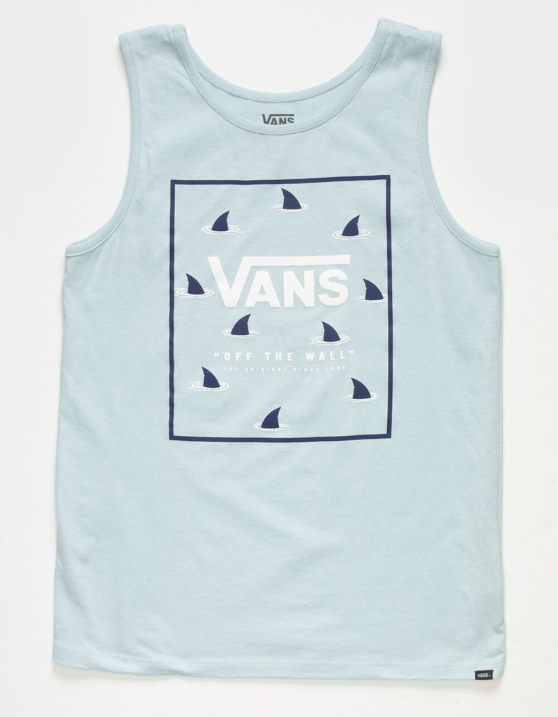 VANS Shark Box Boys Tank Top - LIGHT BLUE | Tillys