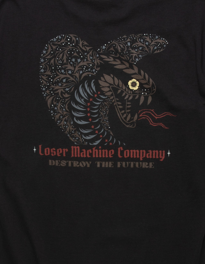 LOSER MACHINE Filigree Venomous Mens Tee - BLACK | Tillys