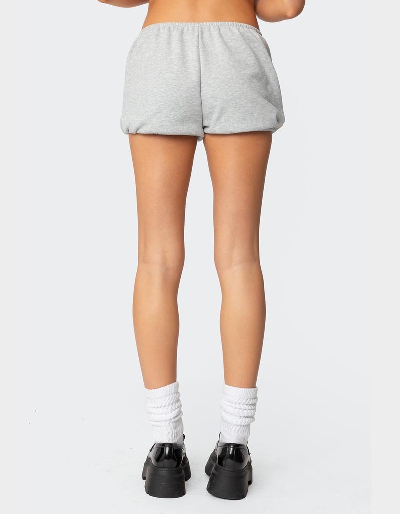 EDIKTED Robina Puff Shorts - GRAY - L | Tillys