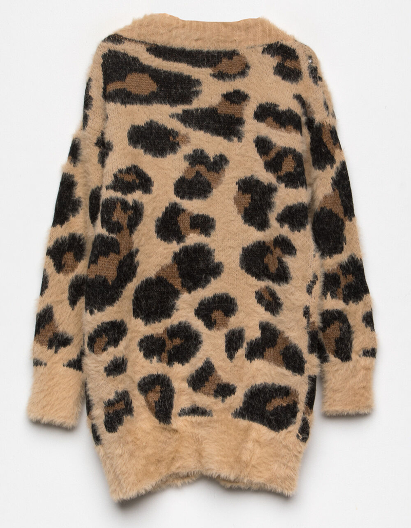 HAYDEN Leopard Girls Cardigan - LEOPARD | Tillys