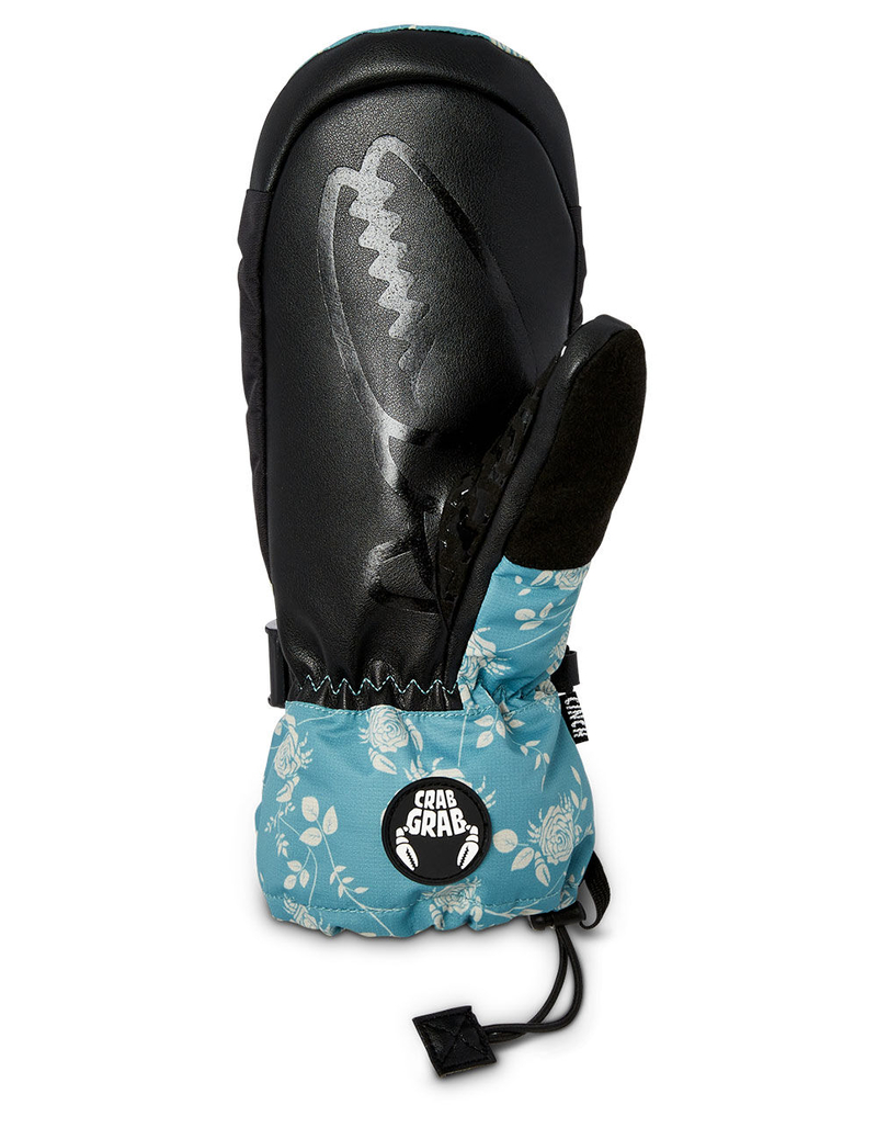 CRAB GRAB Cinch Mitt Womens Teal Blue Mittens - TEAL BLUE - M | Tillys