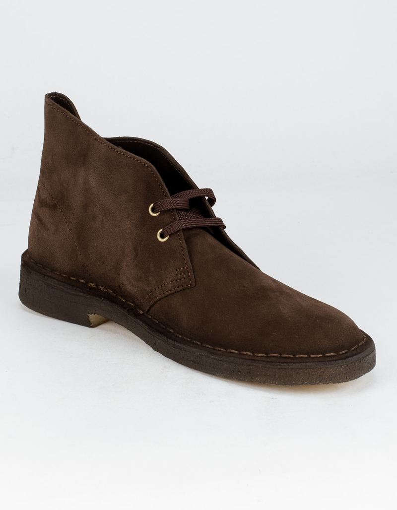 CLARKS Desert Mens Brown Suede Boots - BROWN - 11 | Tillys