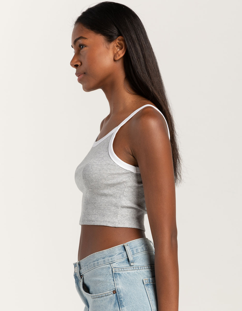 TILLYS Womens Ringer Tank Top - GRAY COMBO | Tillys