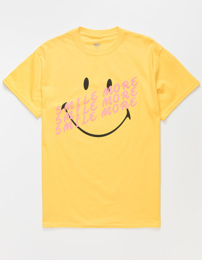 SMILEY Smile More Mens T-Shirt - YELLO - 387919600